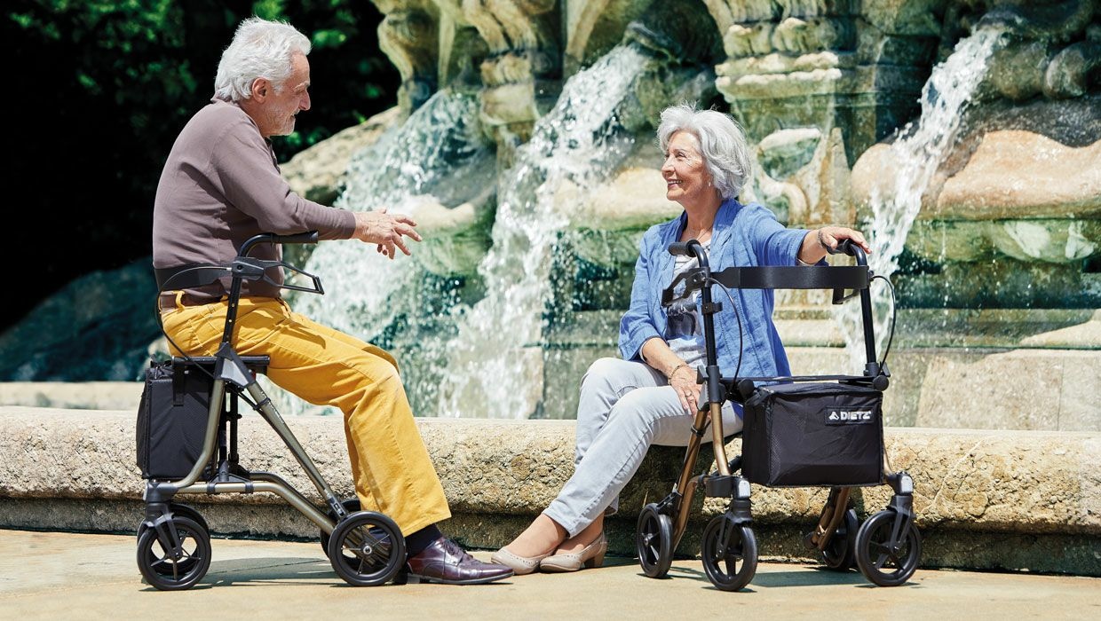 Wat is de beste rollator voor buiten? - Totale zorgwinkel